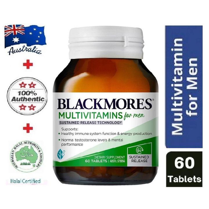 Blackmores Multivitamin for Men Sustained Release 60 Tablets - Expiry May 26 Australian Made ...