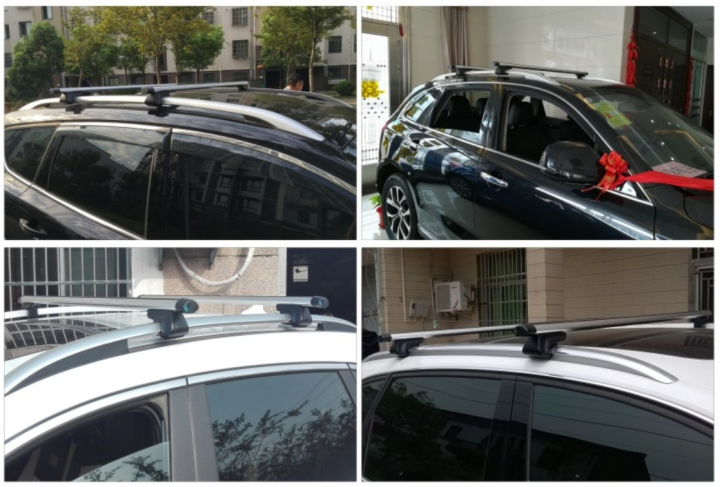 Car Universal Crossbar with key For unit with Open type Roof rail Made ...