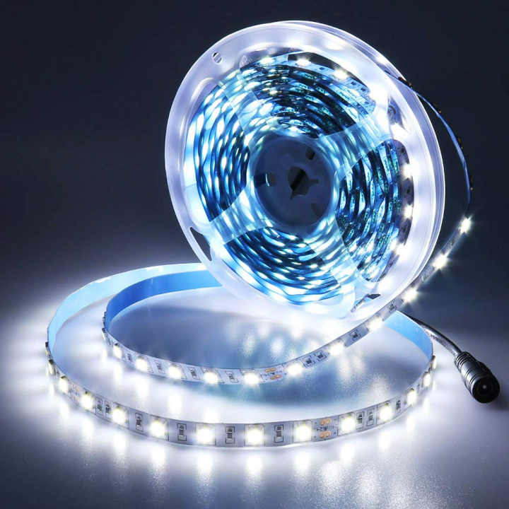 LED dây dán 2835 12V 120b LED cắt lẻ 1m và cuộn 5m kết hợp với thanh ...