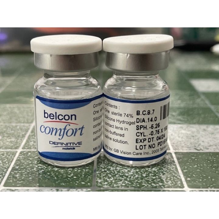 Belcon Comfort Toric Astigmatism Soft Contact lens Breathable Silicone ...