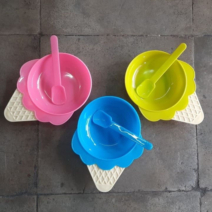 Piring Ice Cream - Mangkok Es Krim - Mangkok Masker - Wadah Ice Cream ...