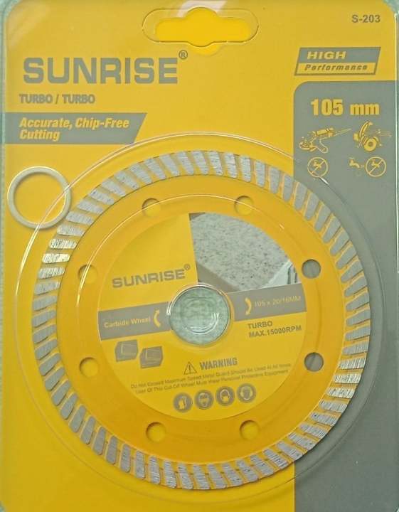 sunrise diamond cutter 4" superthin 203 | Lazada PH