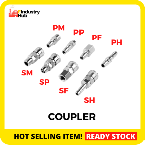 Coupler Air Hose Fitting Air Compressor Hose Quick Coupler High ...