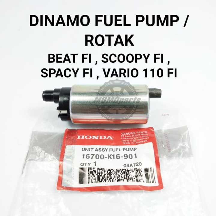 DINAMO FUEL PUMP ROTAK INJEKSI KEIHIN MOTOR HONDA BEAT SCOOPY SPACY ...