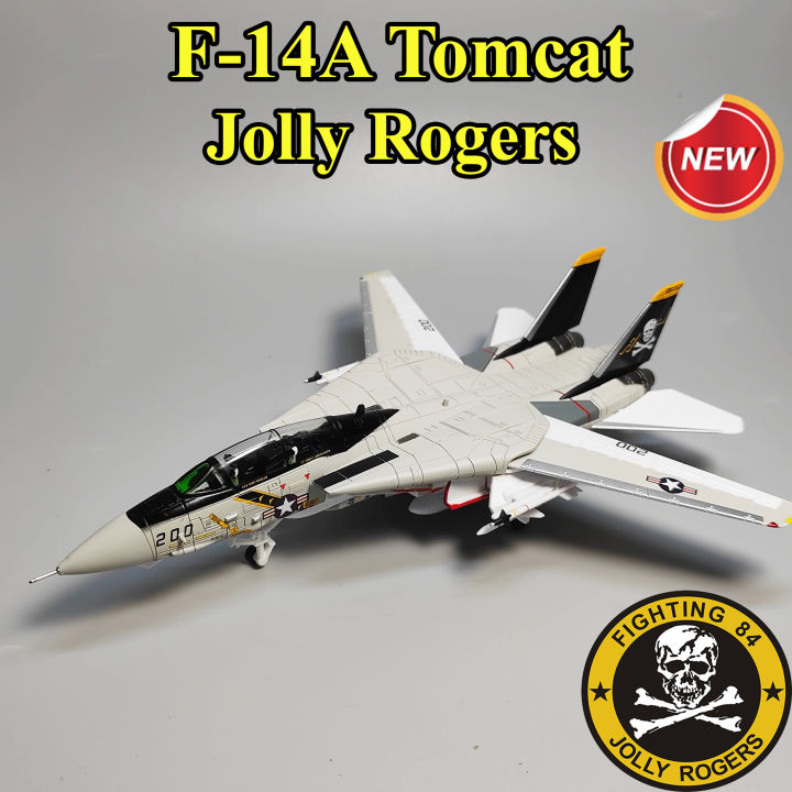 F-14 Tomcat Fighter Jet Diecast Model 1/100 Scale