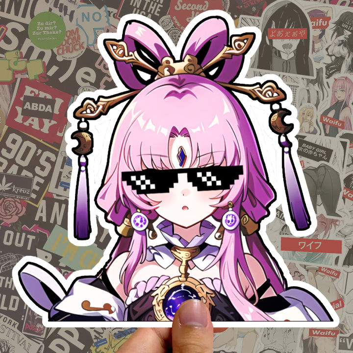 Fu xuan Honkai Star rail สติ๊กเกอร์ Honkai Star rail meme Fuxuan Star ...