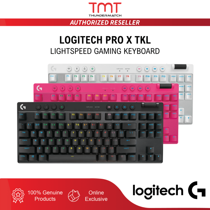 Logitech PRO X TKL Lightspeed Gaming Keyboard / G PRO X / G PRO Mechanical Clicky Gaming ...