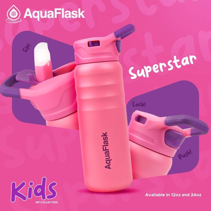Aquaflask Kids Collection Limited Edition (12oz and 24oz) Aqua Flask ...