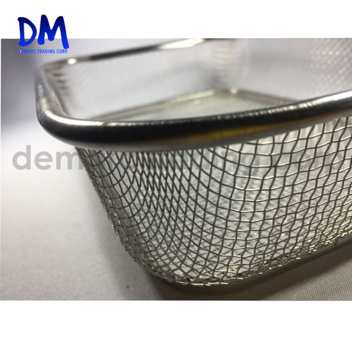 Multipurpose Cooking Frying Fine Mesh Food Rectangular Colander ...