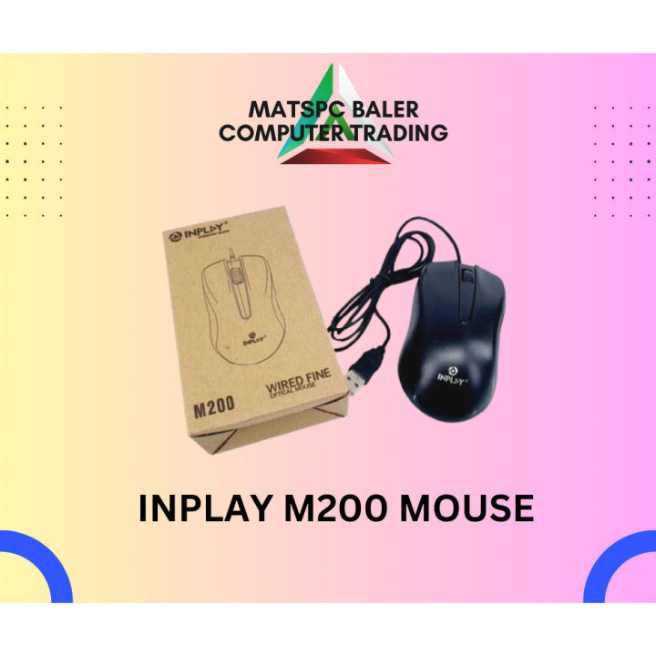 INPLAY USB MOUSE M360 RGB AND M200 NON-RGB | Lazada PH