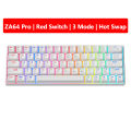 ZIFRIEND KA646 / ZA64 Pro Wireless Mechanical Keyboard Wired Mini ...
