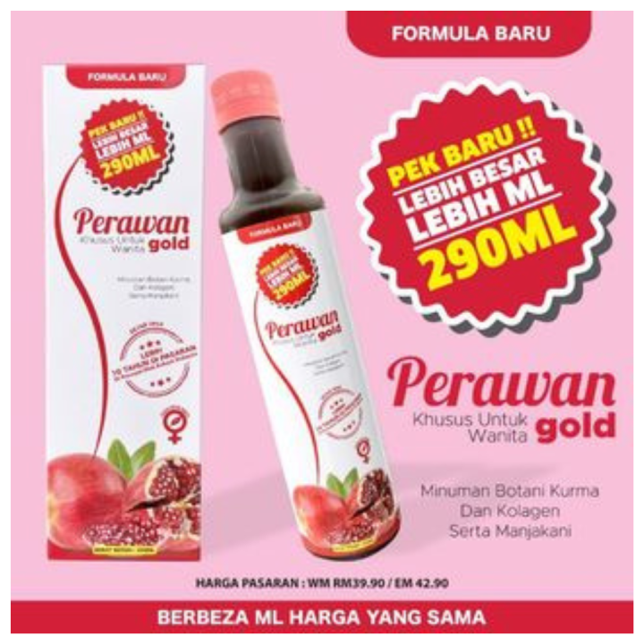 DHERB JUS PERAWAN GOLD 290 ML | Lazada