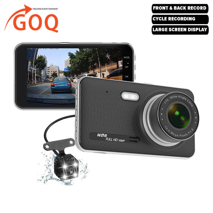 (Dual Lens) GOQ T689 Car Camera Recorder 1080P FHD Video Dash Cam Night ...