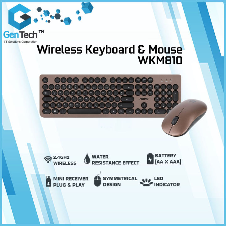 ABKO WKM810 - Wireless Keyboard & Mouse Combo | Lazada PH