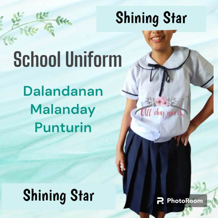 1SS' school uniform// deped uniform / blouse with skirt// dalandanan ...