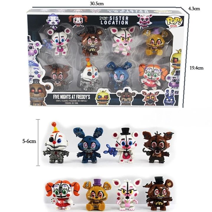 ToyStory Mô Hình Anime 8 Cái/bộ Mới Đồ Chơi Five Night At Freddy Phiên ...