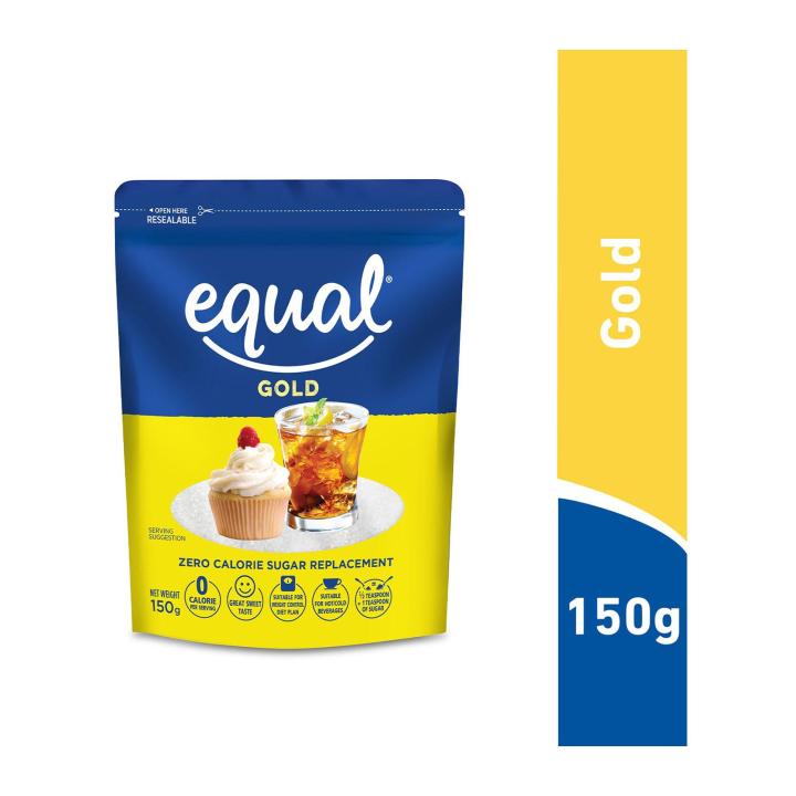 Equal Gold Pouch 150 Gram (Sugar Substitute) - 0 Calorie and diabetic ...