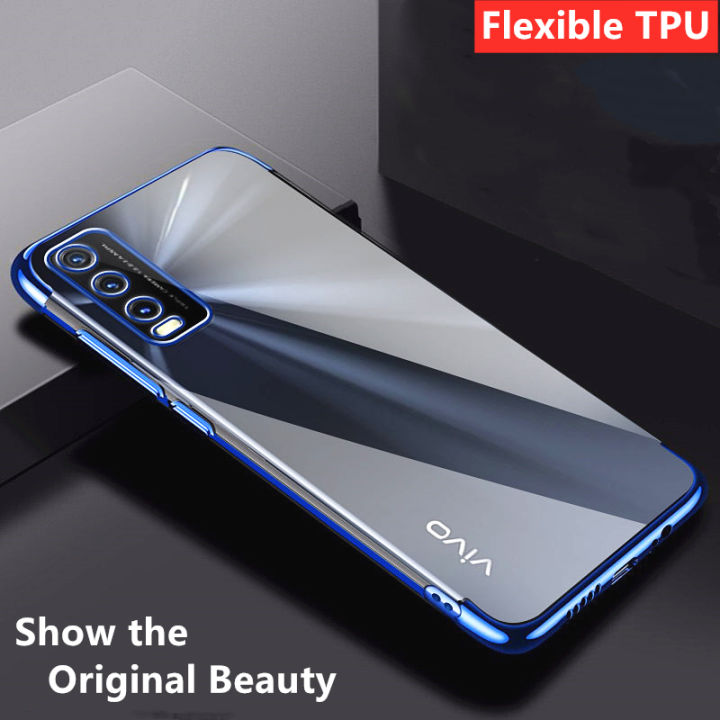 Dành Cho Vivo Y20 V2029 Ốp Thạch Trong Suốt Pha Lê Lỏng Ốp Lưng Bảo Vệ ...