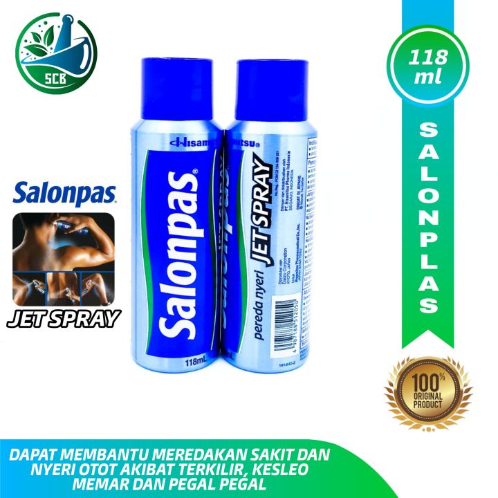Salonpas Jet Spray 118mL / Paint Relief - Pereda Nyeri | Lazada Indonesia