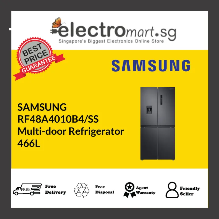 SAMSUNG RF48A4010B4/SS Multi-door Refrigerator 466L | Lazada Singapore