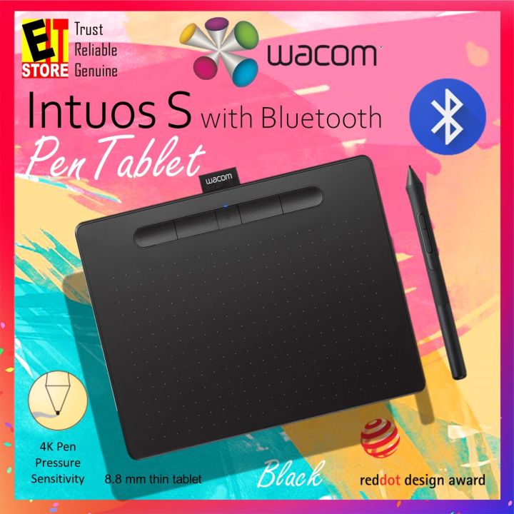 WACOM INTUOS S WITH BLUETOOTH CTL-4100WL - 1 YEAR WARRANTY | Lazada