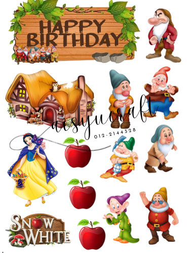 Snow White Topper Cake | Lazada