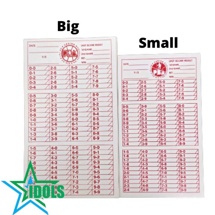 Ending Card (BigSmall) 100 pcs | Lazada PH