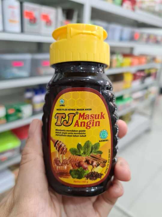MADU TJ MASUK ANGIN 140 GRAM MADU MASUK ANGIN / MEREDAKAN GEJALA MASUK ...
