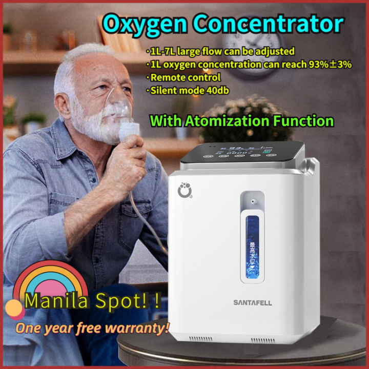 Oxygen Concentrator Generator Portable 7L with Nebulization FunctionNebulizer Regulator Oxygen ...