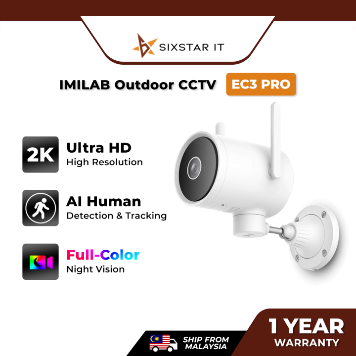 IMILAB Outdoor 2K Smart CCTV EC3 PRO | Lazada