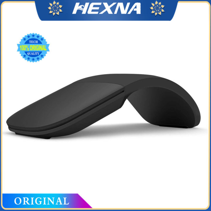 Hexna Wireless Foldable Arc Mouse Folding Bluetooth Touch Mice for ...