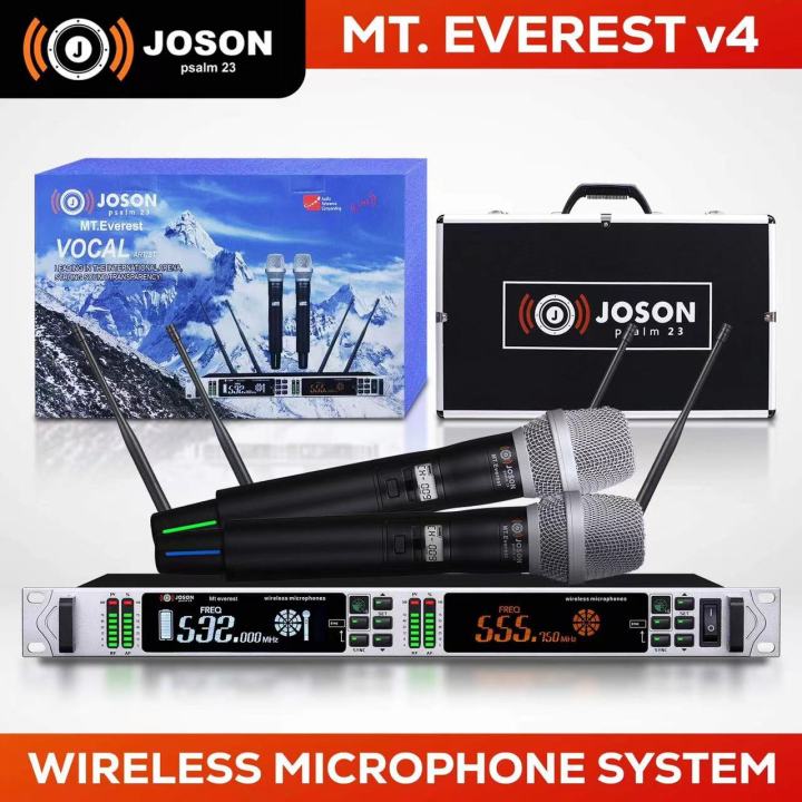 Original Joson Mt. Everest V4 Professional Wireless Microphone | Lazada PH