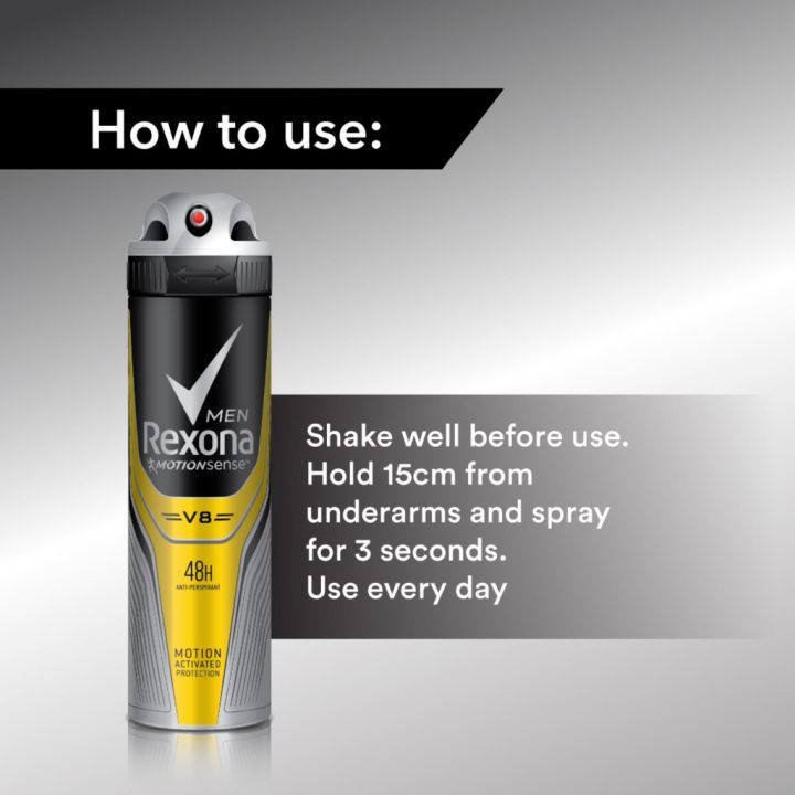 {Ready Stock} REXONA MEN DEODORANT SPRAY 150ml Ice Cool / Xtra Cool / V8 / Sport Defense ...