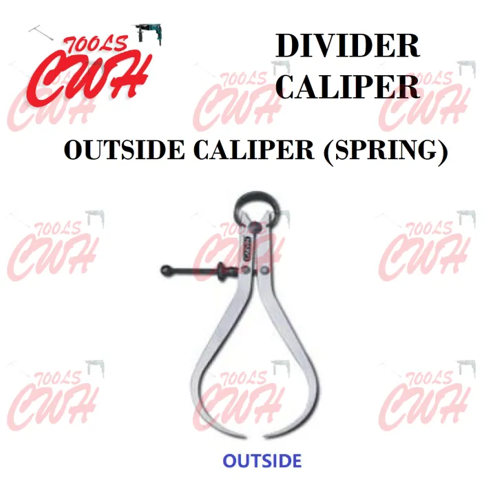 GARVIN SPRING SPRING DIVIDER OUTSIDE INSIDE CALIPER CALIPER DIVIDERS ...