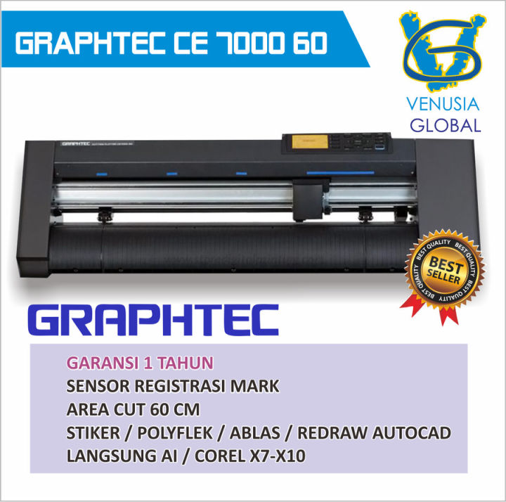 Graphtec Ce 7000 60 Mesin Cutting Plotter Lazada Indonesia