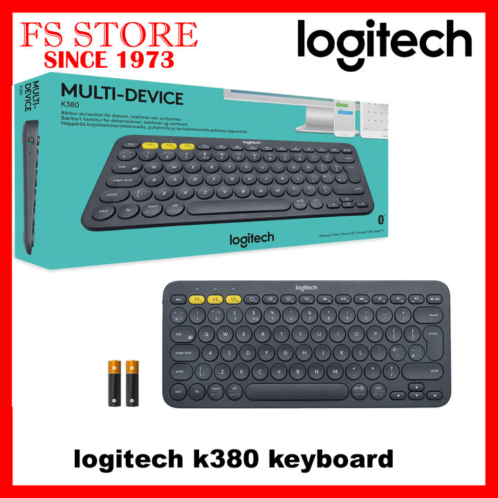 LOGITECH K380 MULTI-DEVICE BLUETOOTH KEYBOARD (1 YEAR LIMITED HARDWARE ...