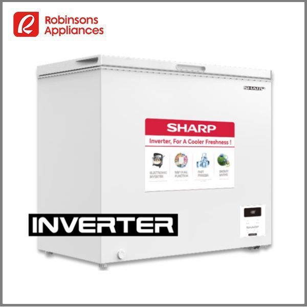 SHARP 9.0 CU.FT INVERTER CHEST FREEZER (FRV - 254X) | Lazada PH