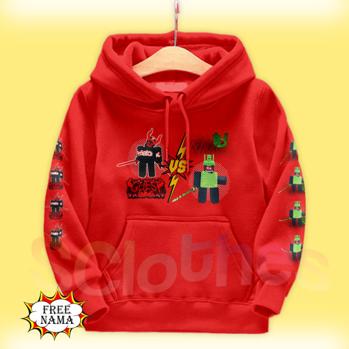 Hoodie Anak Jaket New Karakter Steal a Brainrot 1x1x1x1 vs Guest 666 in ...