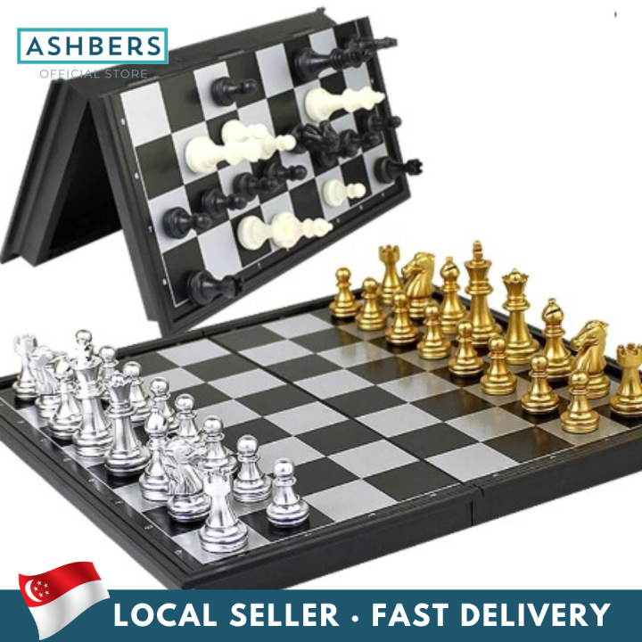 Magnetic Plastic Folding Chess Set Educational Toys For Kids and Adults ...