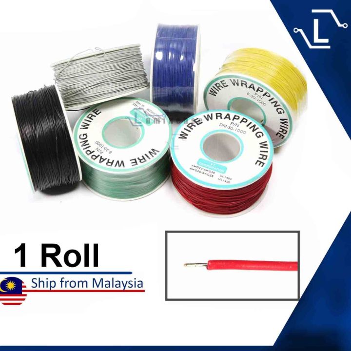 [Luminense] AWG30 AWG 30 Wrapping Wire Single Strand Tin Plated Copper ...