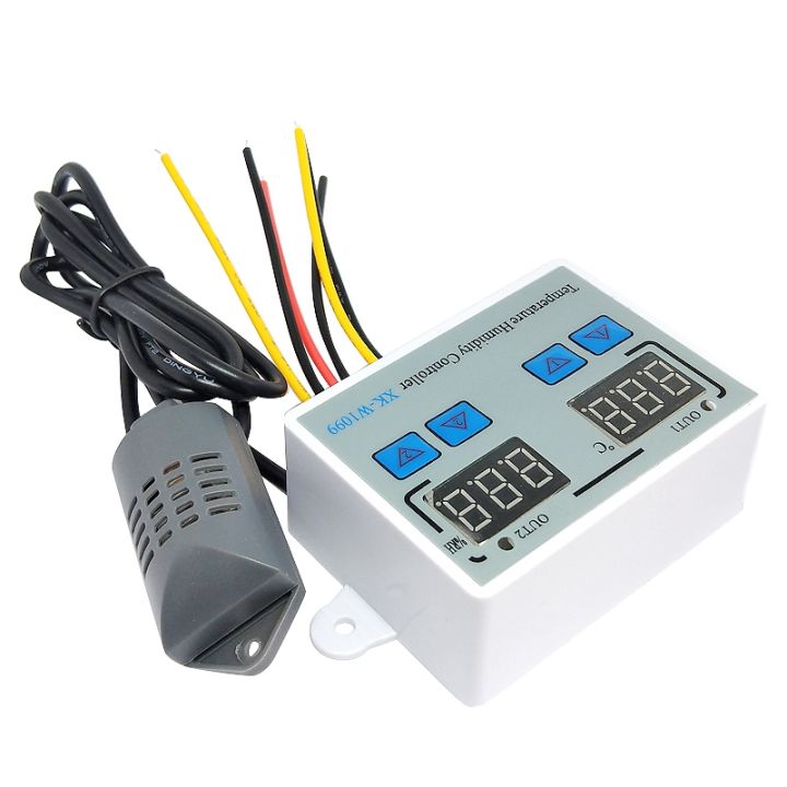 (IMVX) XK-W1099 Dual Digital Thermostat Humidistat Egg Incubator ...