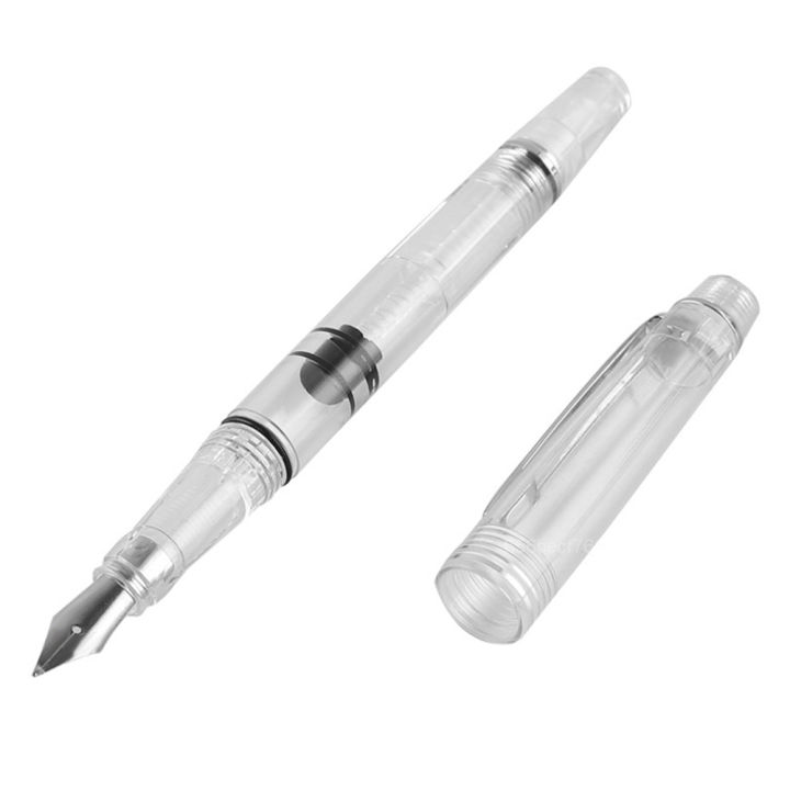 A-I Telus Piston Fountain Pen Dakwat Yang Jelas Pen Ef F Nib Halus ...