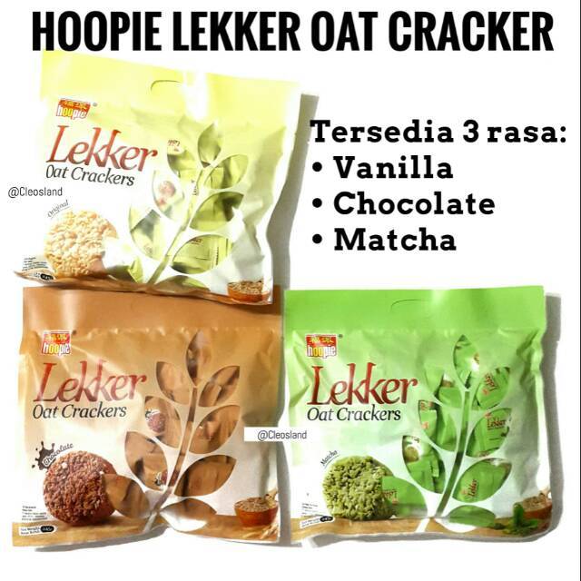 Hoppie Lekker Oat Crackers 245gr / Cemilan Gandum / Sereal Gandum ...