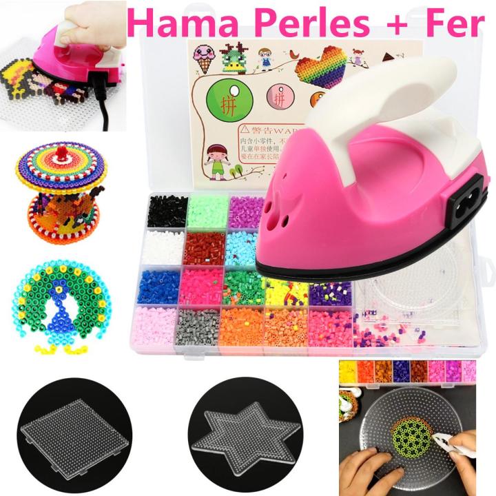 Fuse Beads Mini Iron For HAMA /PERLER BEADS Template Kids Handmade ...