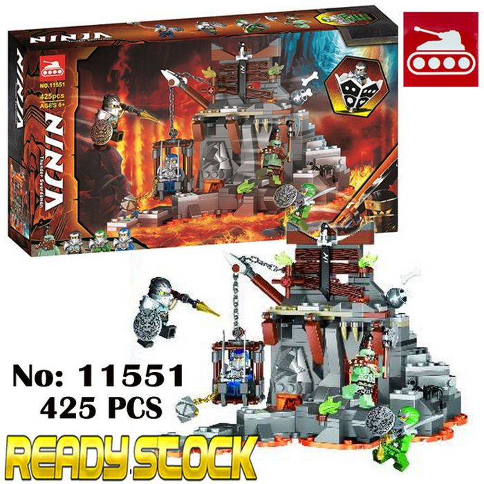 BELA Brand LARI BLOCKS 11551 Ninja Going Series Journey to the Skull ...