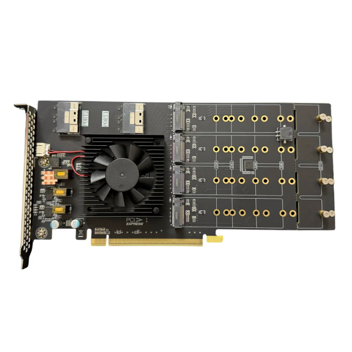 Plugs And Play PCIe4.0 Expansion 12 Slot NVMe SSDs Support No BIOSs ...