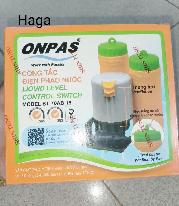 Phao điện bơm nước tự động chống tràn ONPAS chính hãng, Phao điện chống ...