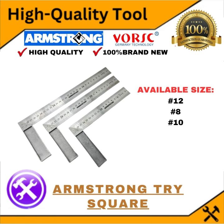 ARMSTRONG TRY SQUARE MEASURING | Lazada PH