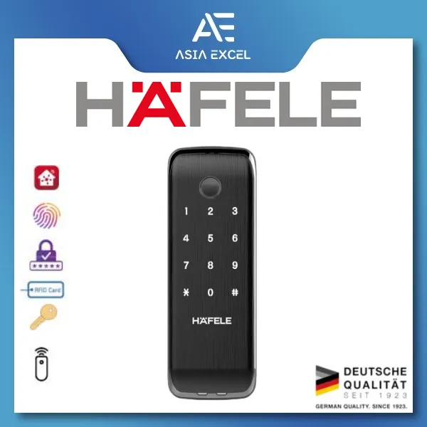 HAFELE GL6600 SLIMMEST FINGERPRINT TUYA SMART GATE DOOR LOCK WITH ...