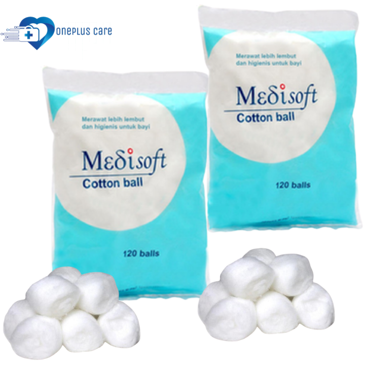 Cod Kapas Bulat bola bayi Medisoft kapas Bulat Bayi Cotton ball ...